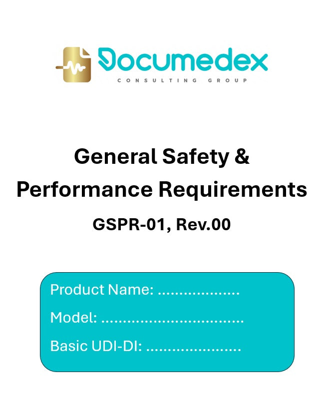 General Safety and Performance checklist – Documedex